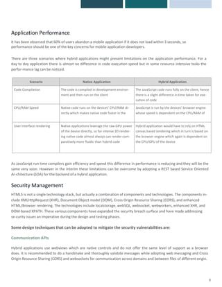 Mobility Solutions - Development of Hybrid Mobile Applications with HTML | PDF