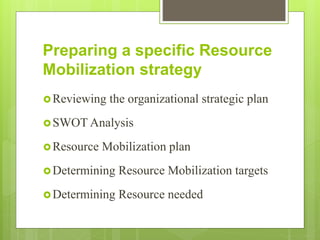 Mobilization - Community and Resource Mobilization | PPTX