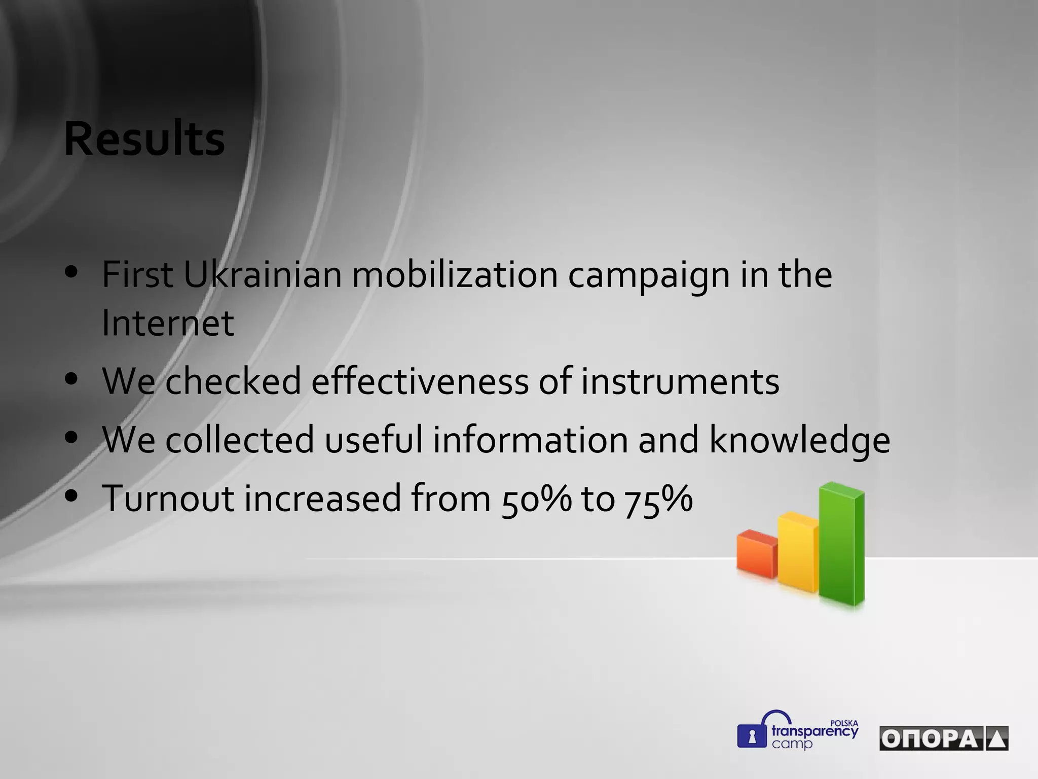 Mobilization campaigns in the internet | PPT