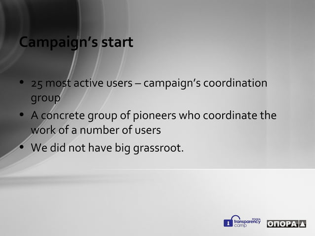 Mobilization campaigns in the internet | PPT