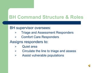 Training Module for Behavioral Health Mobilization | PPT