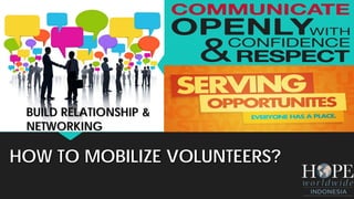 Mobilize volunteers | PPT