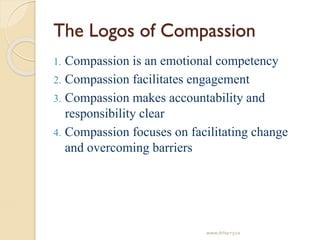 Mobilizing intelligent compassion by Harry Stefanakis | PPT