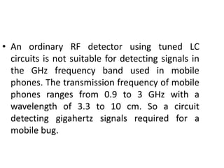 Mobille phone detector | PPT