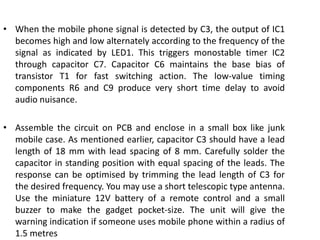 Mobille phone detector | PPT