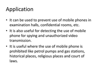 Mobille phone detector | PPT