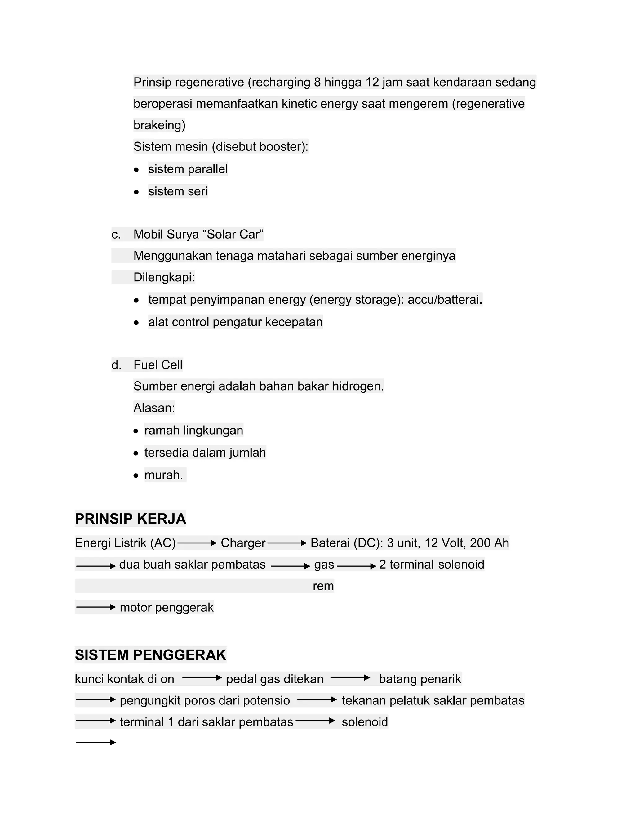 Mobil listrik - Fisika | DOCX