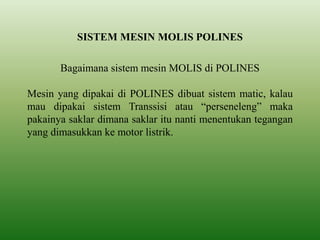 MOBIL LISTRIK POLITEKNIK SEMARANG | PPTX