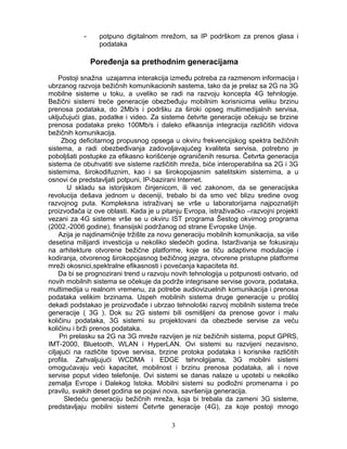 Mobilni sistemi-naredne-generacije-4 g | PDF