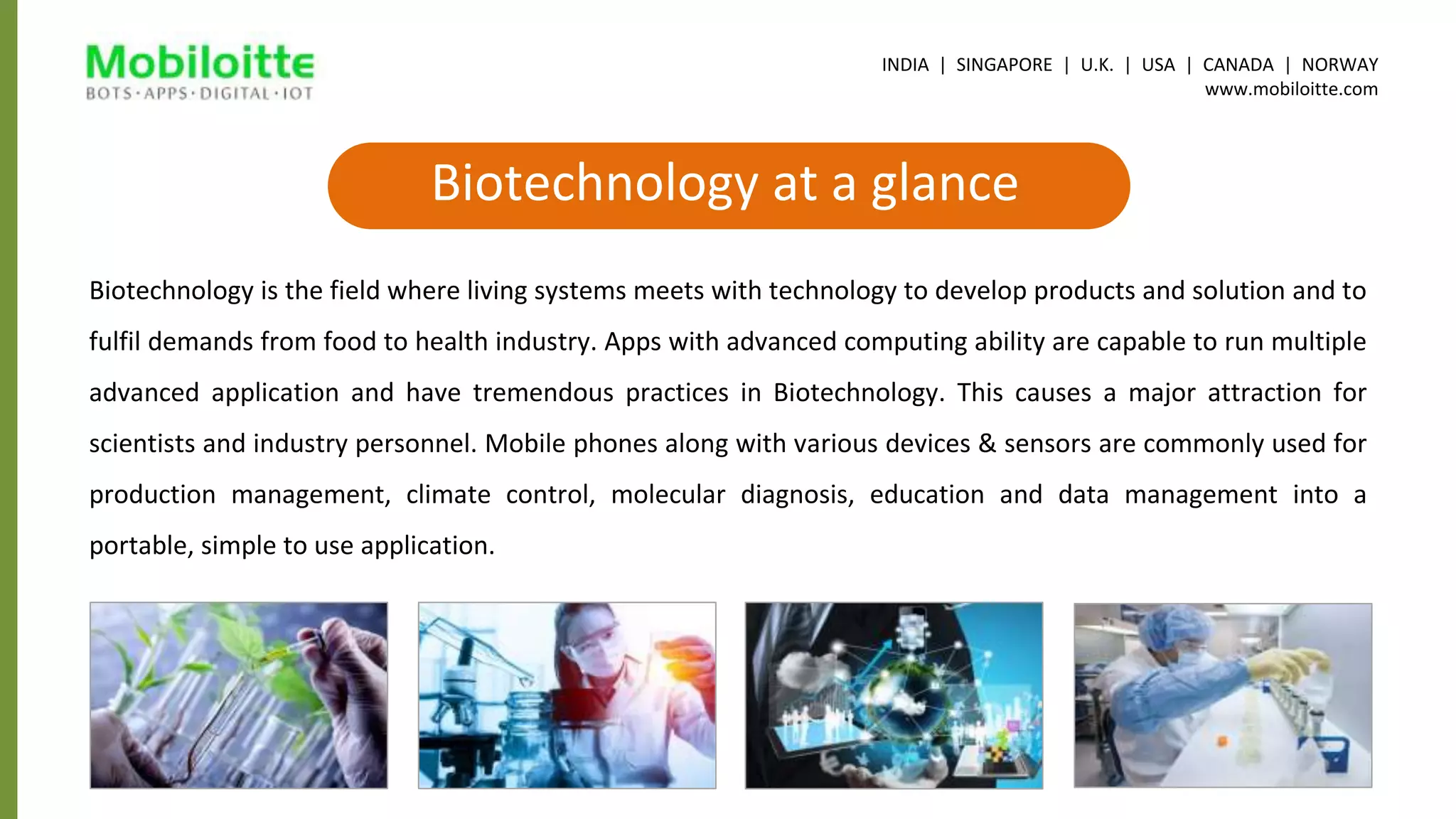 Mobiloitte biotechnology | PPTX