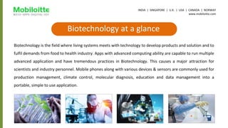 Mobiloitte biotechnology | PPTX
