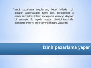 Mobil Pazarlama Özellikleri: Avantajlar & Dezavantajlar | PPT