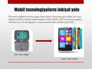 Mobil Texnologiyalar | PPTX