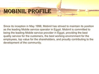 Mobinil case study | PPT
