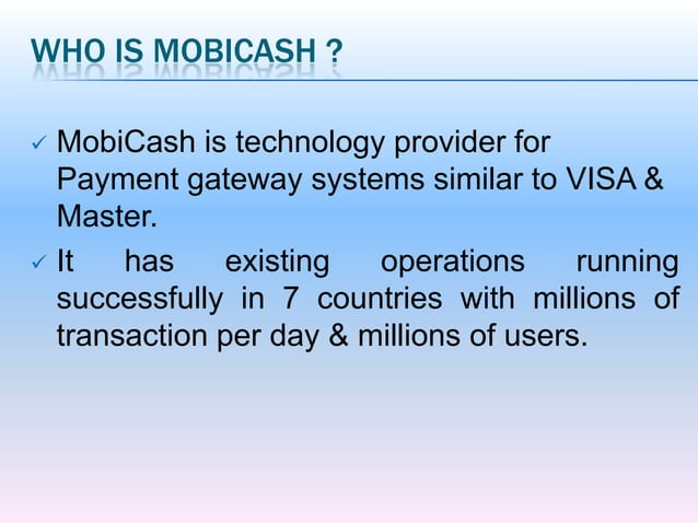 Mobitrade presentation ver3 | PPSX