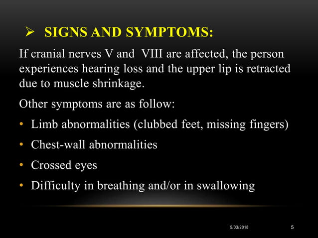 Mobius syndrome 2018 | PPTX | Brain and Nervous System Disorders ...