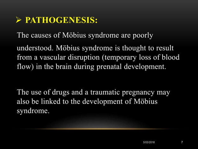 Mobius syndrome 2018 | PPTX | Brain and Nervous System Disorders ...