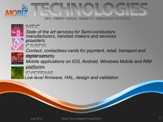 Mobiz Technologies services | PPTX