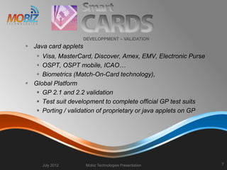 Mobiz Technologies services | PPTX