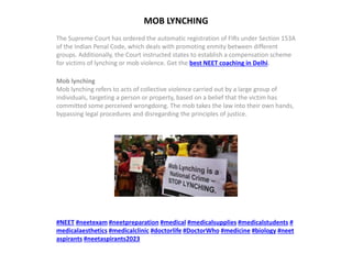 MOB LYNCHING.pptx