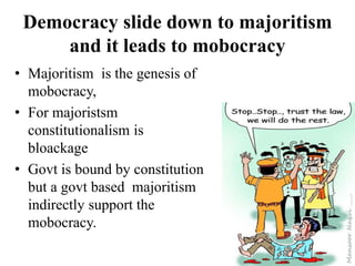 MOBOCRACY IN INDIA | PPTX