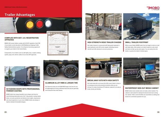 MOBO MB-15 Mobile LED Screen Trailer Brochure | PDF