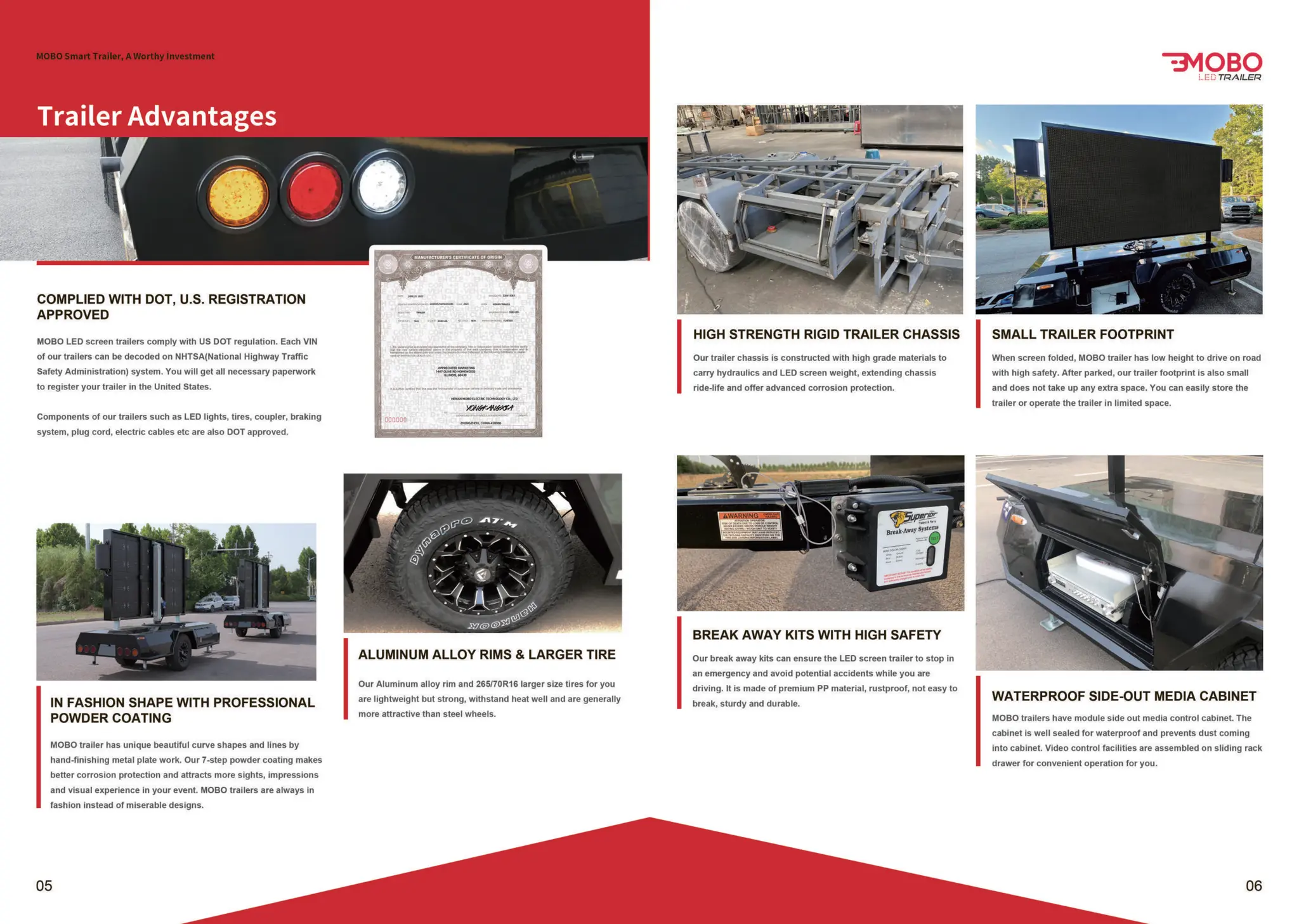 MOBO MB-5 Mobile LED Screen Trailer Brochure | PPT