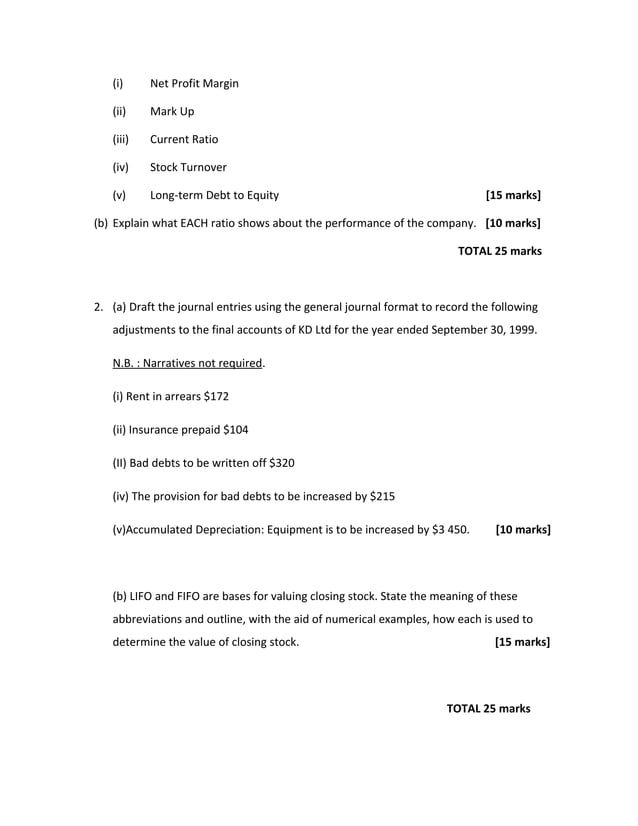 Mob pastpapers u1 2004-2011 | DOC | Business Administration | Business