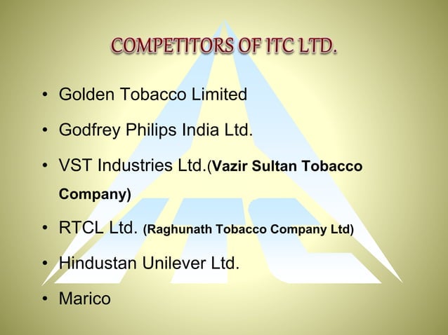 ITC Ltd profile | PPT