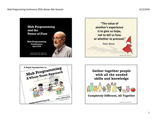 Mob Programming and the Power of Flow by Woody Zuill at #AgileIndia2019 ...