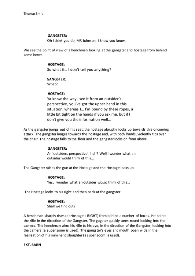 Mobster script final | PDF