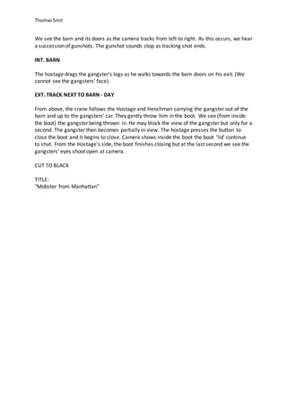 Mobster script final | PDF