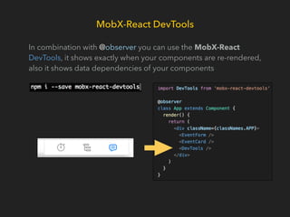 MobX for dummies | PPT
