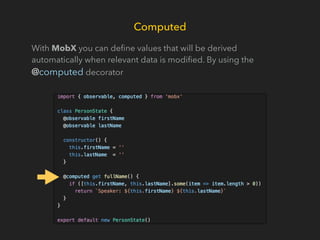 MobX for dummies | PPT | Free Download