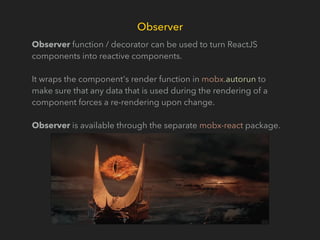 MobX for dummies | PPT