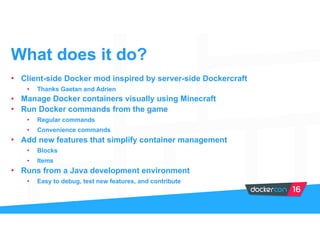 Mobycraft - Docker in 8-bit by Aditya Gupta | PDF