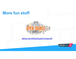 Mobycraft - Docker in 8-bit by Aditya Gupta | PDF