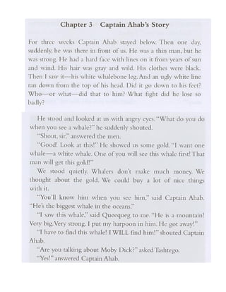 Moby dick chapter 3 | PDF