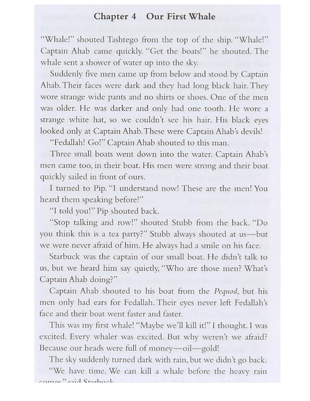 Moby dick chapter 4 | PDF