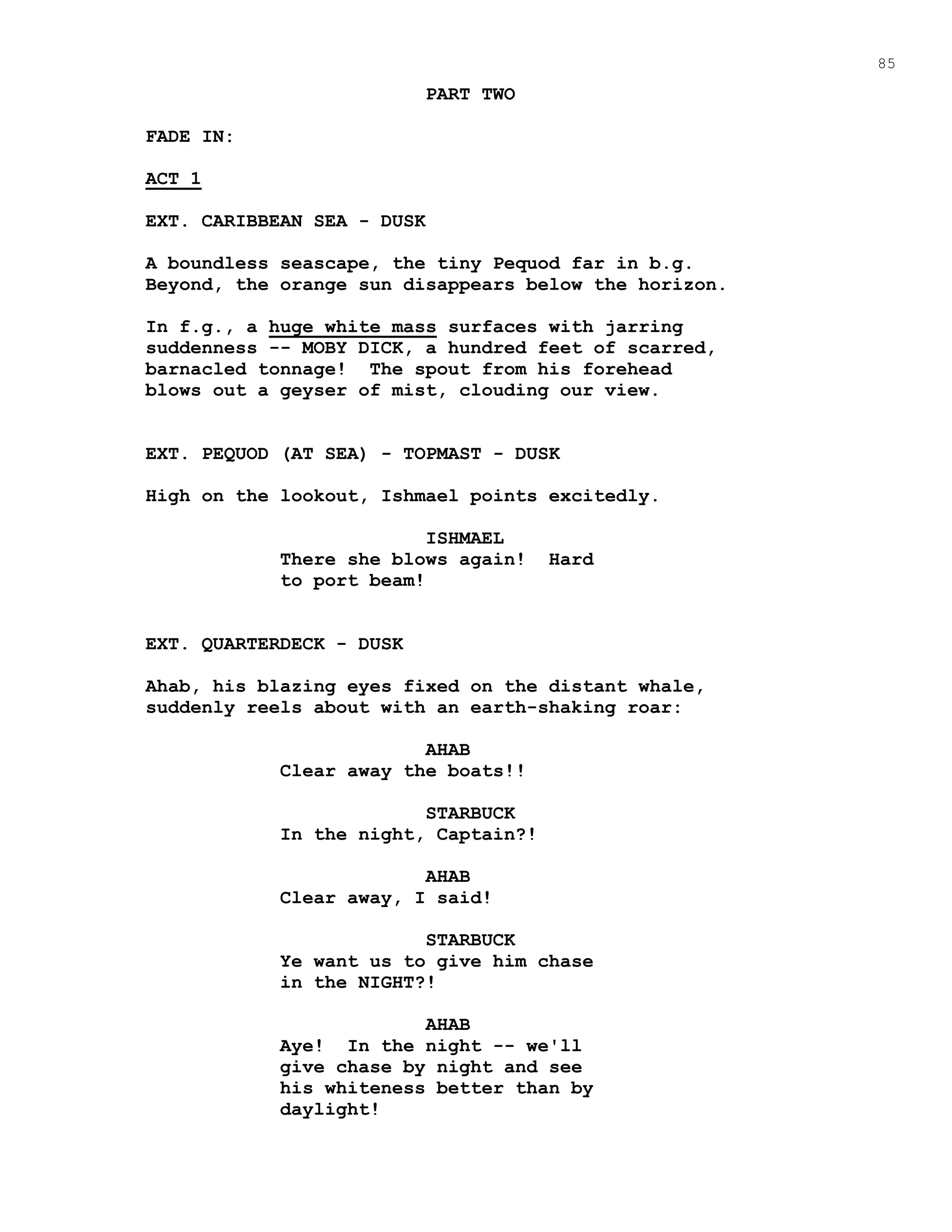 Moby Dick part 2 | PDF