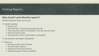 MobyMax Presentation | PDF