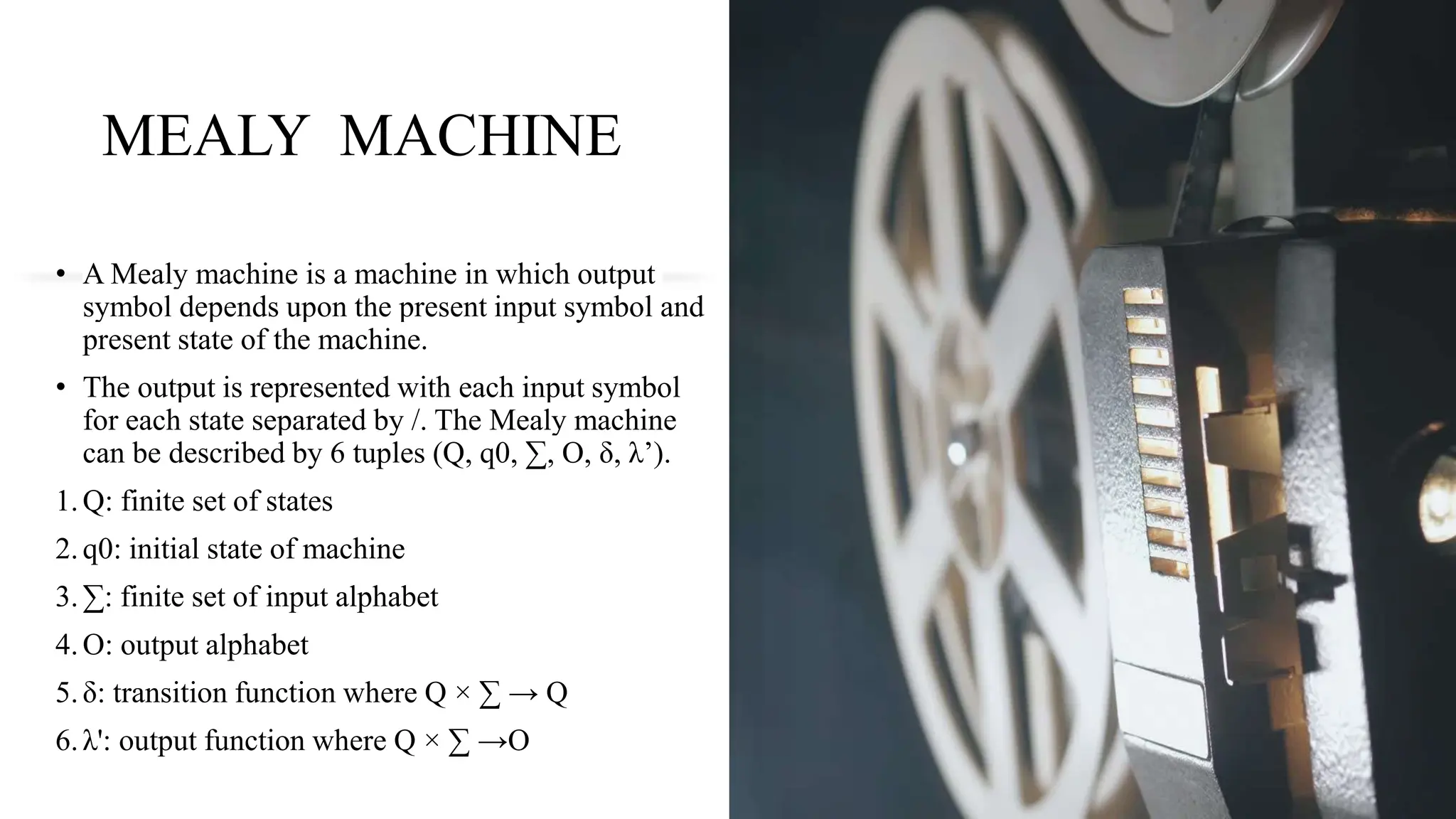 MOC2.PPT[1].pptx introduction to mealy machine and moore machine with eample and tuples | PPT