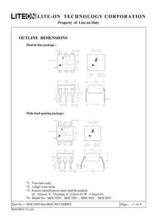 Moc3021 | PDF