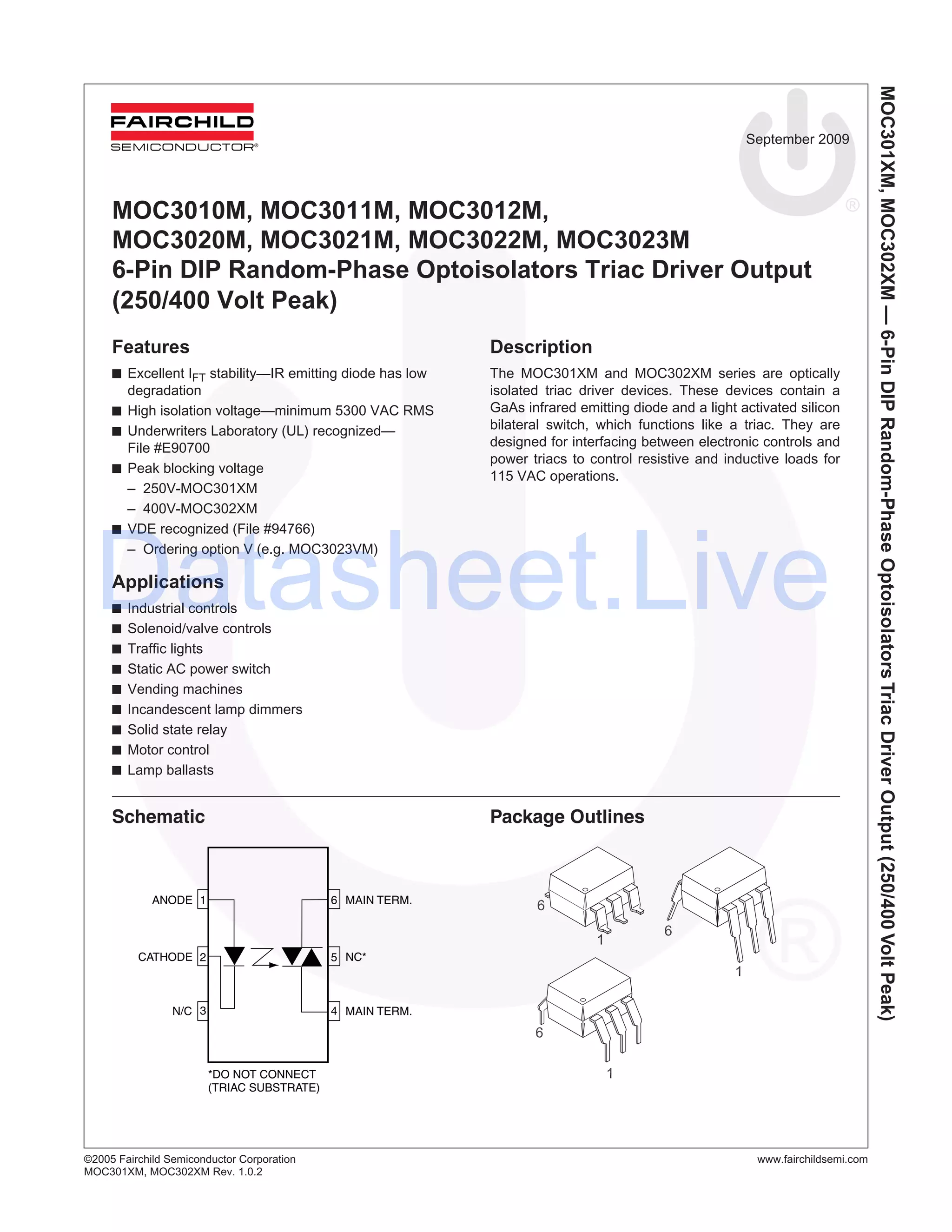 Original Opto MOC3021 DIP-6 New | PDF