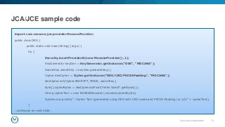 Mocana Cryptography for Java Developers | PPT