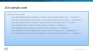 Mocana Cryptography for Java Developers | PPT