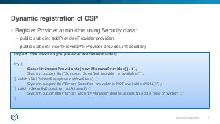 Mocana Cryptography for Java Developers | PPT