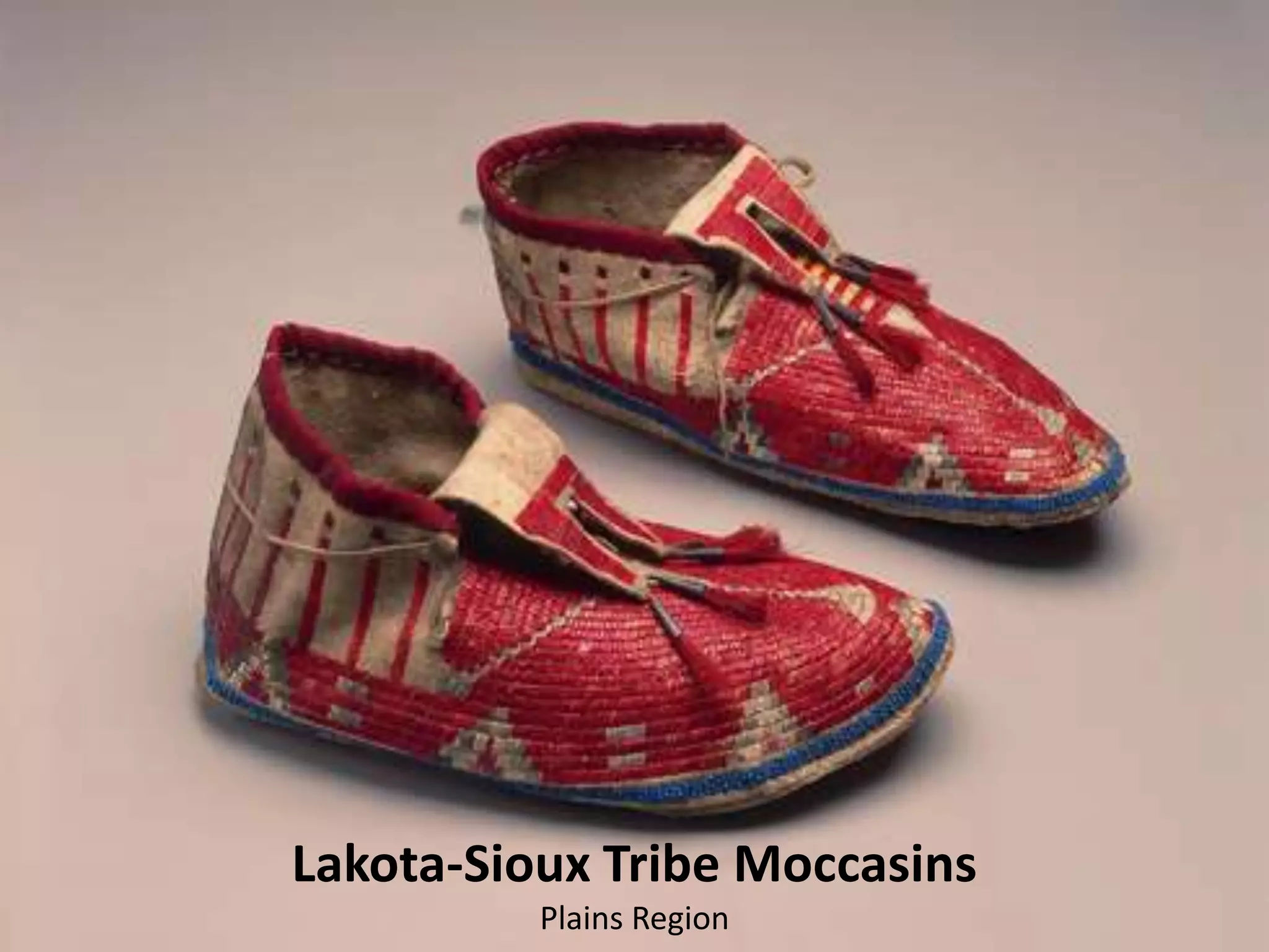 Native American Moccasins | PPTX