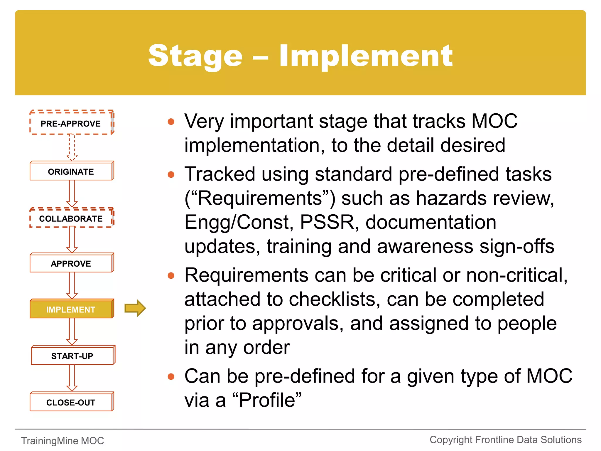 Management of Change (MOC) Concepts | PDF