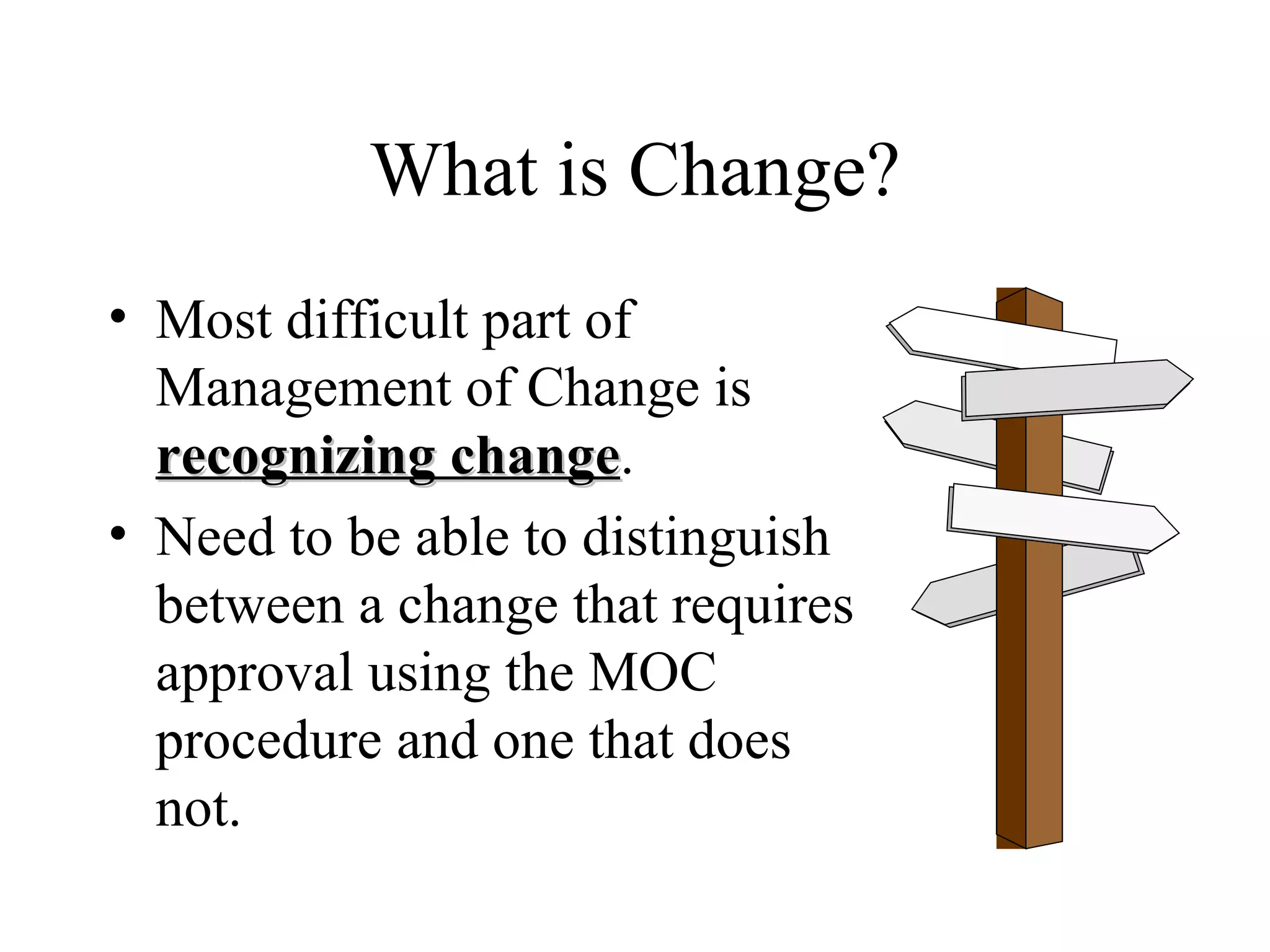 management of change | PPT